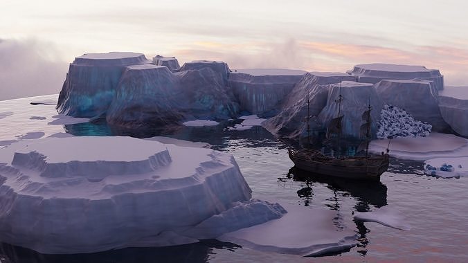Arctic Landscape Assets 3D model | CGTrader
