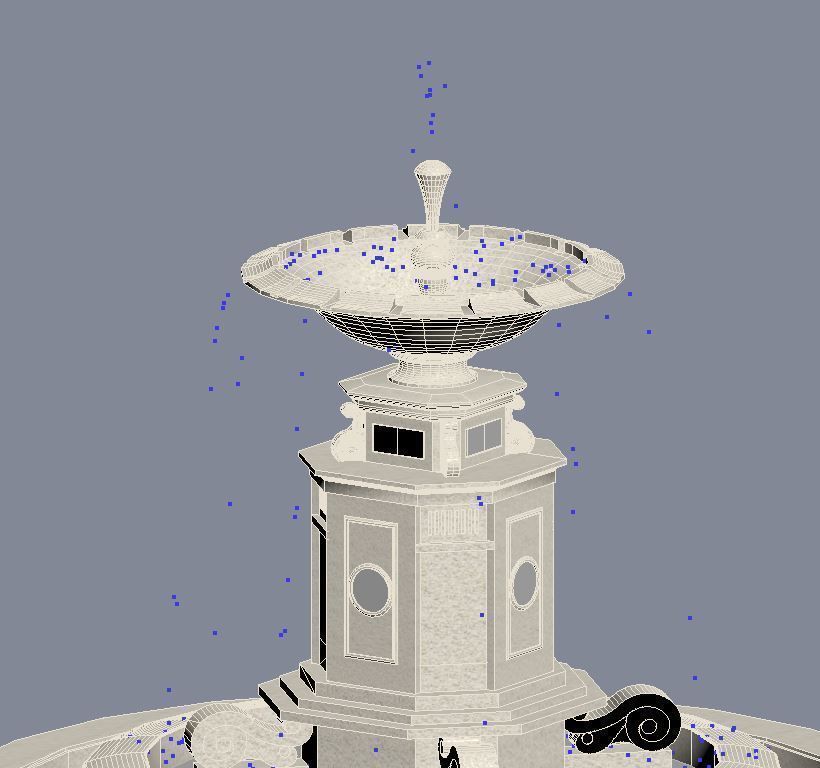 Realistic Water Fountain Loop Animation 10 3D model animated | CGTrader