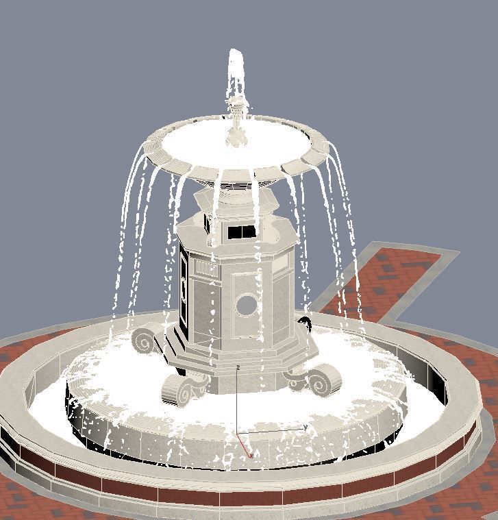 Realistic Water Fountain Loop Animation 10 3D model animated | CGTrader