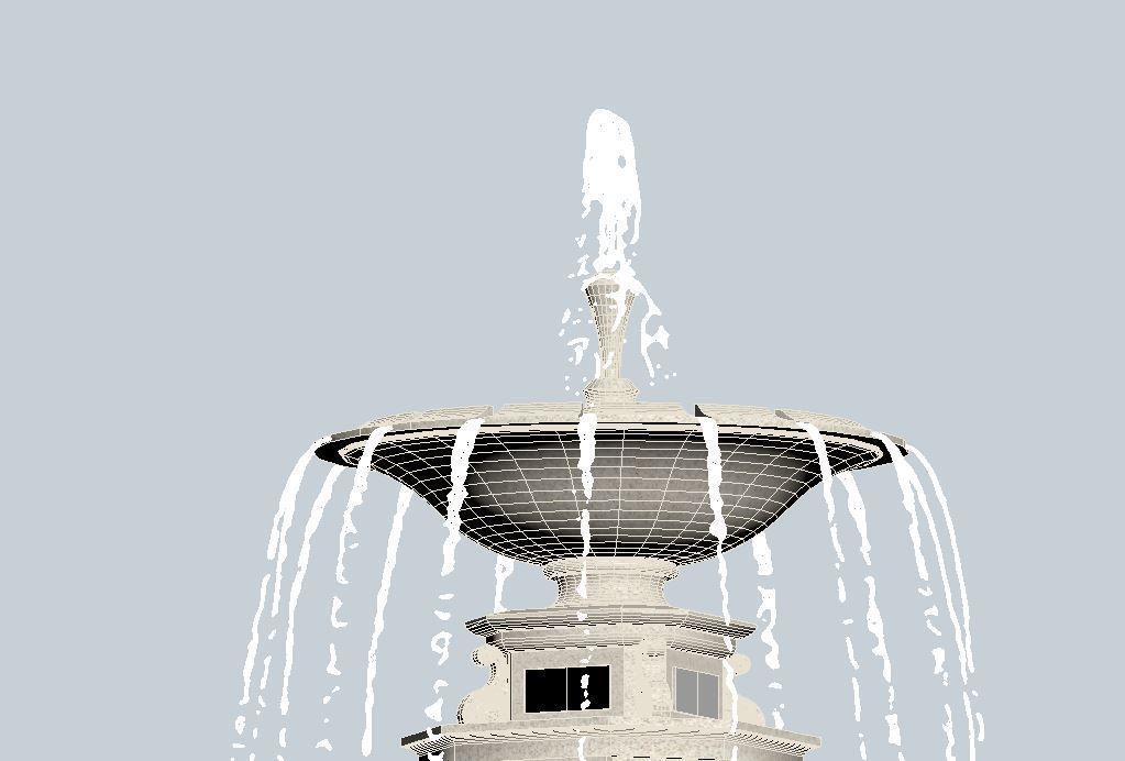Realistic Water Fountain Loop Animation 10 3D model animated | CGTrader