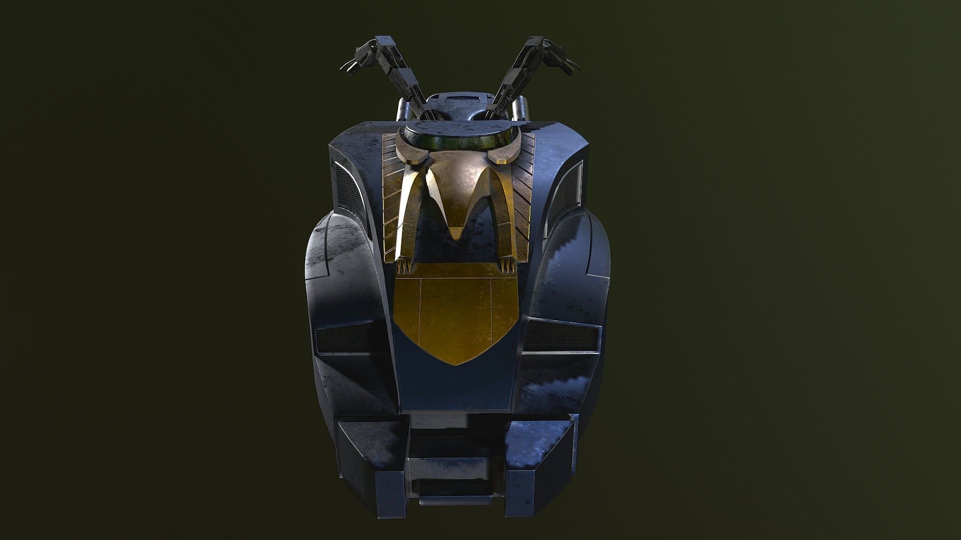 Lawmaster Motorbike Judge Dredd 3D model | CGTrader
