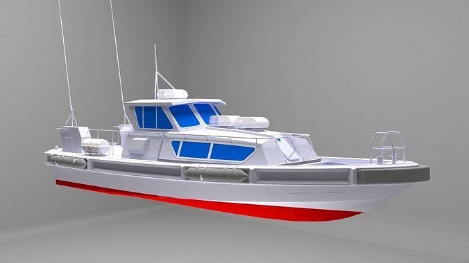 Damen Stan Patrol 1605 3D model animated | CGTrader