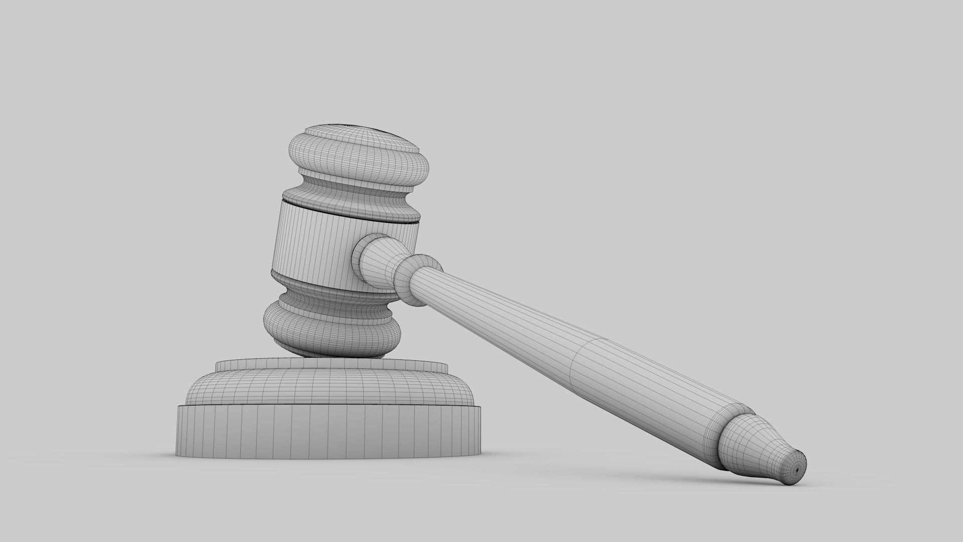 Gavel 3D model | CGTrader