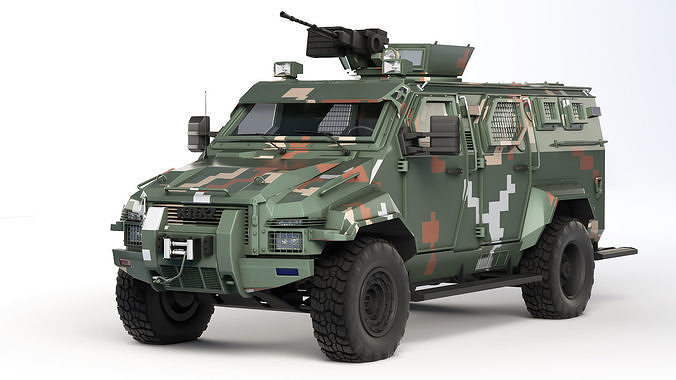 KrAZ Spartan 2014 3D model | CGTrader