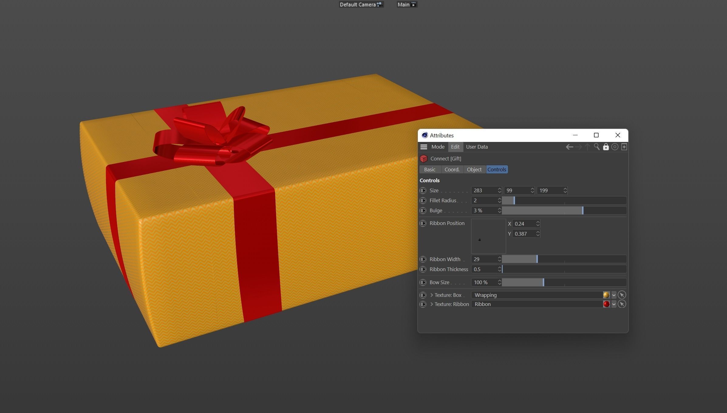 Gift Present 3D model rigged | CGTrader