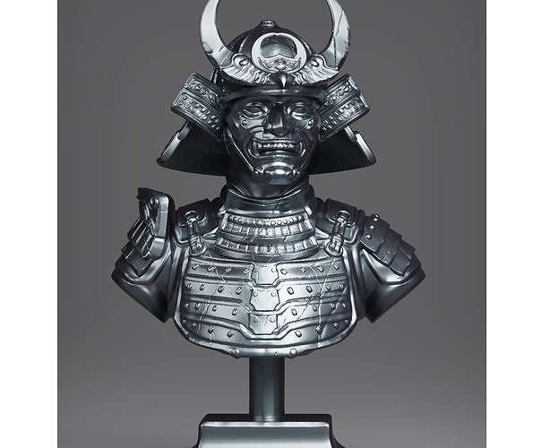Samurai Head 3D model 3D printable | CGTrader
