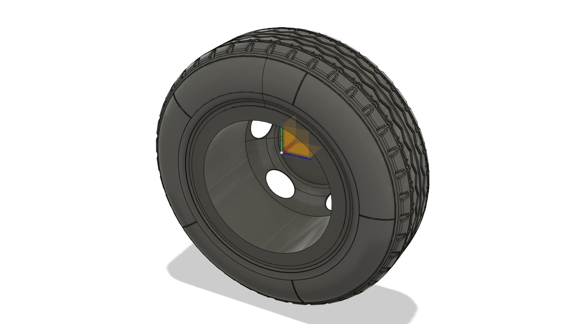 Heavy truck front wheel free 3D model 3D printable | CGTrader