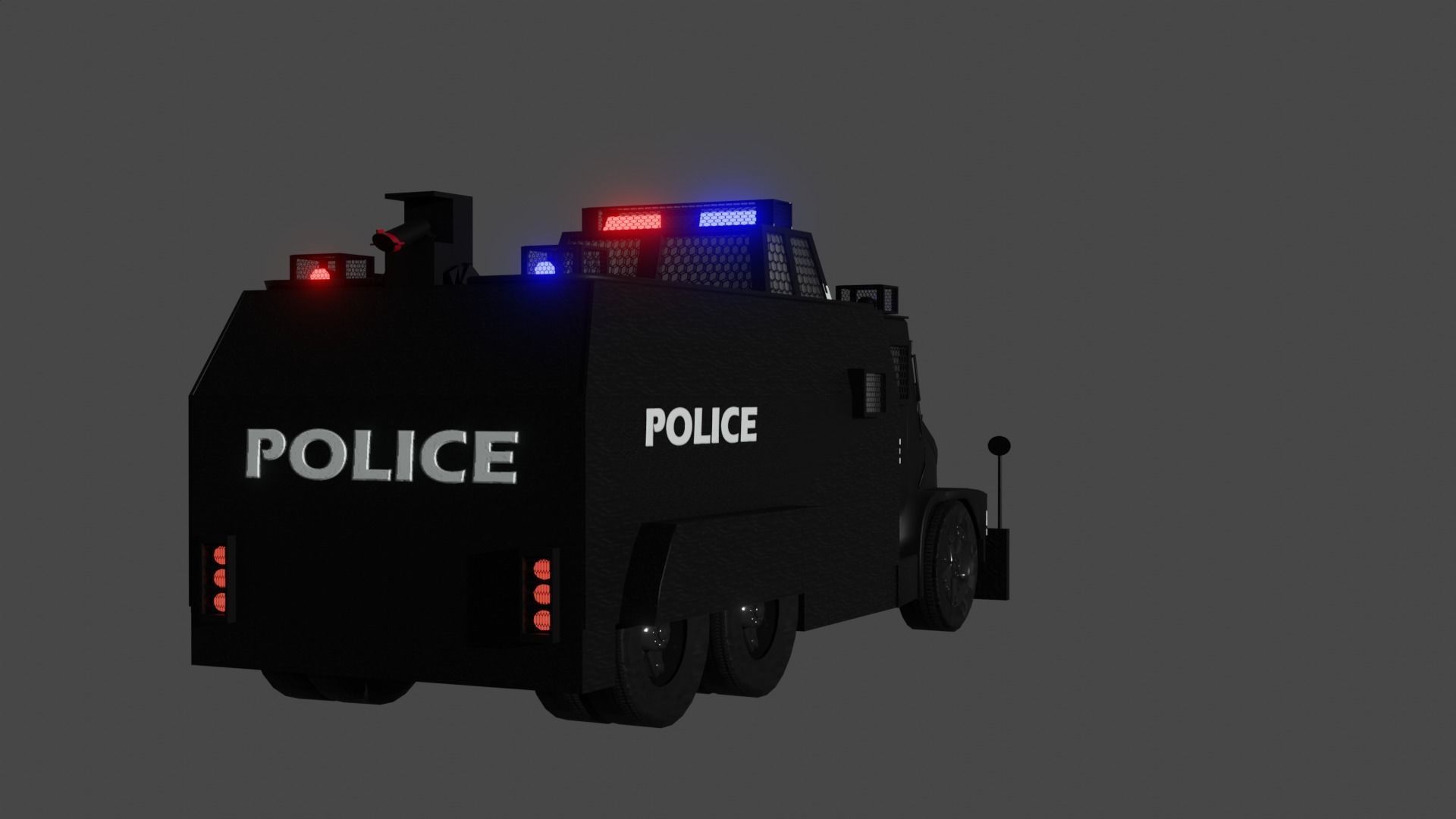 3D model Anti-riot truck police VR / AR / low-poly | CGTrader