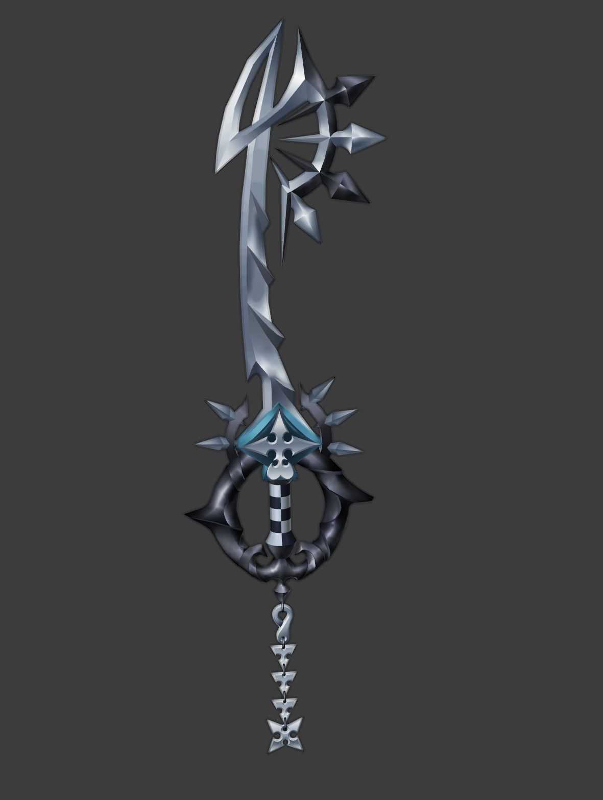 Roxas Two Become One 3D Model Kingdom Hearts 3D model 3D printable ...