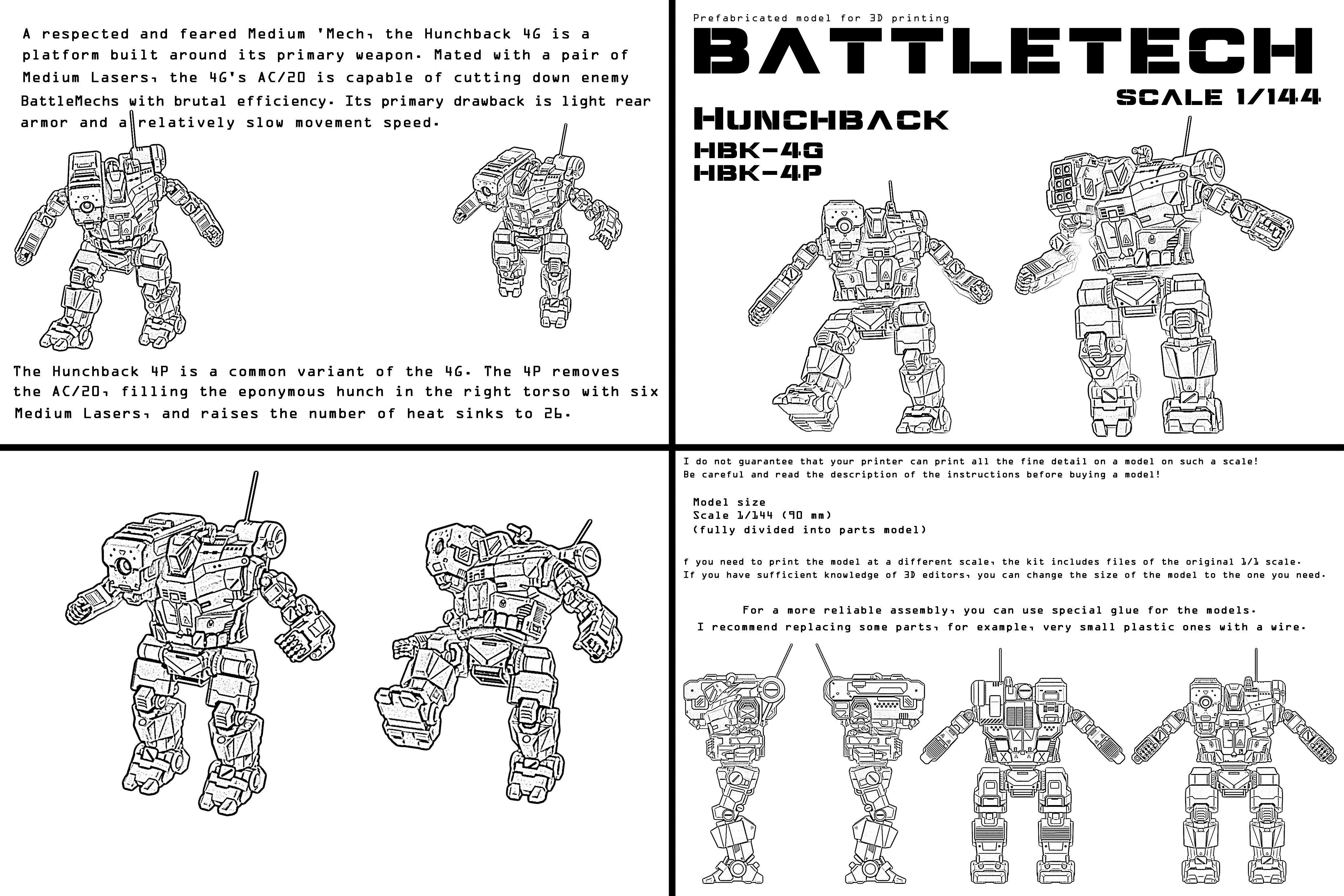 Hunchback 3D model 3D printable | CGTrader