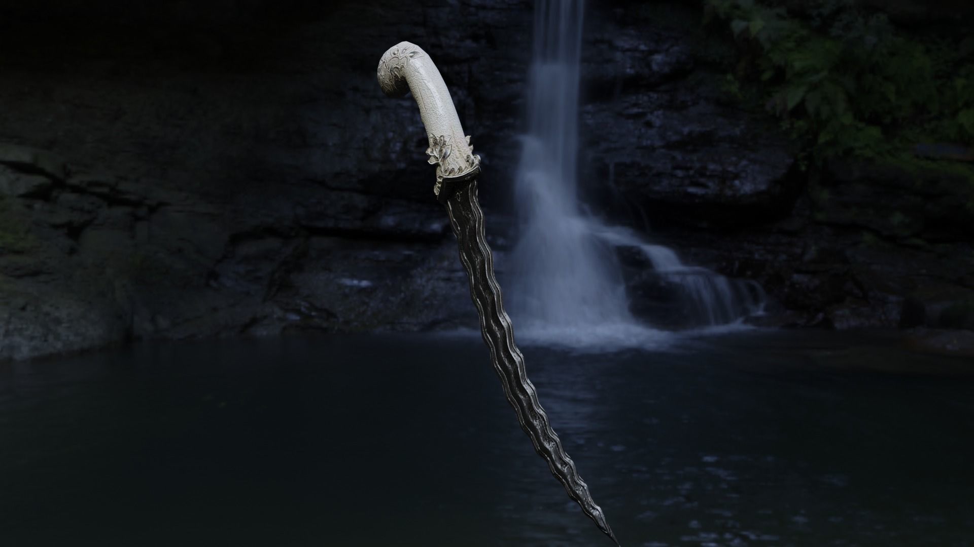 3D model keris lowpoly ready to use for game VR / AR / low-poly | CGTrader