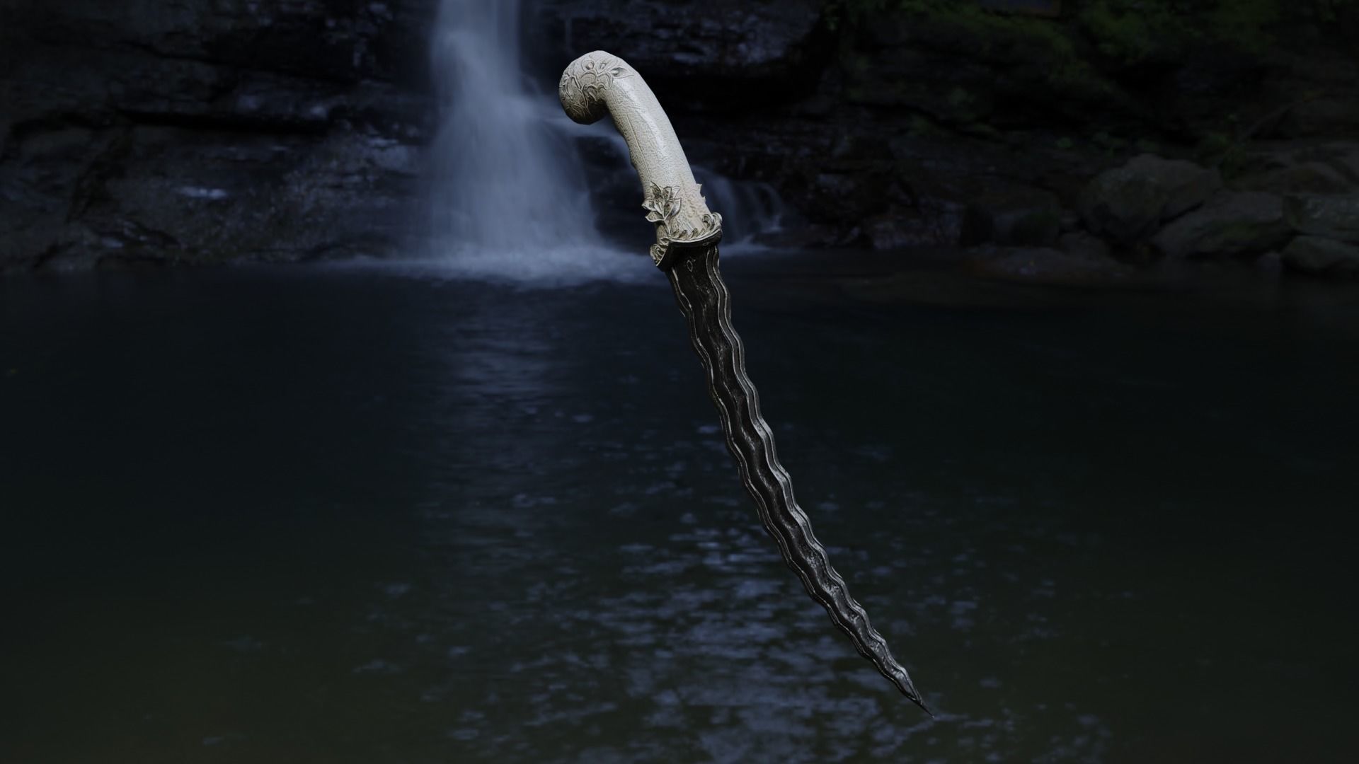 3D model keris lowpoly ready to use for game VR / AR / low-poly | CGTrader