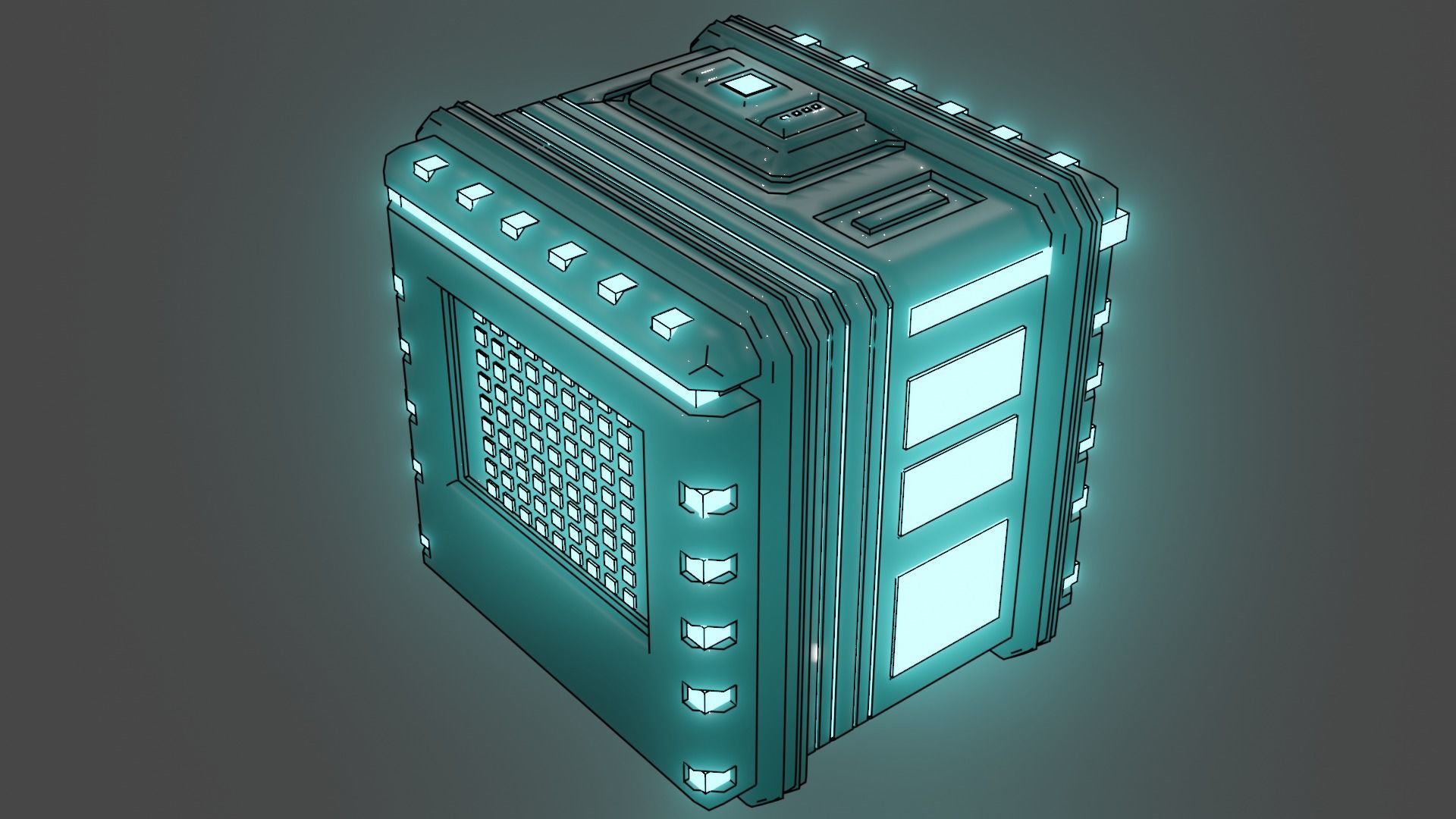 The Future Box By KawaZaKyYT 3D model | CGTrader