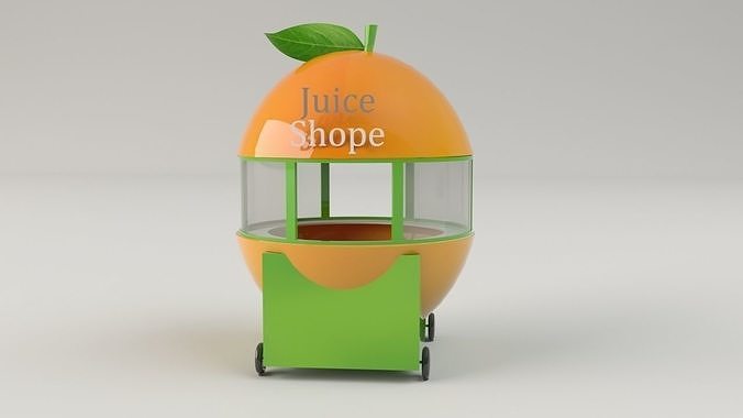 3D model juice shop 3d model VR / AR / low-poly | CGTrader