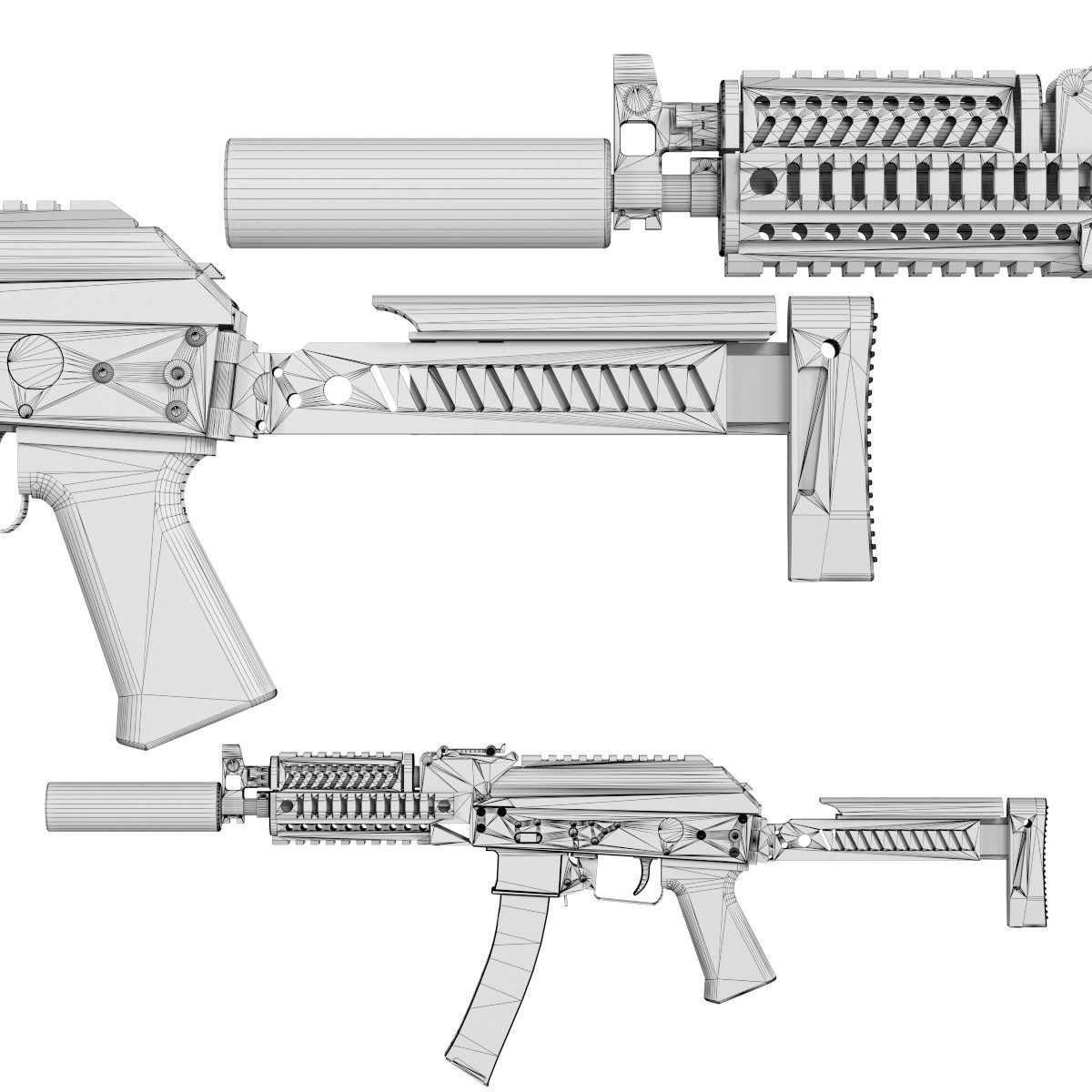 PPK-20 Submachine Gun 3D model | CGTrader