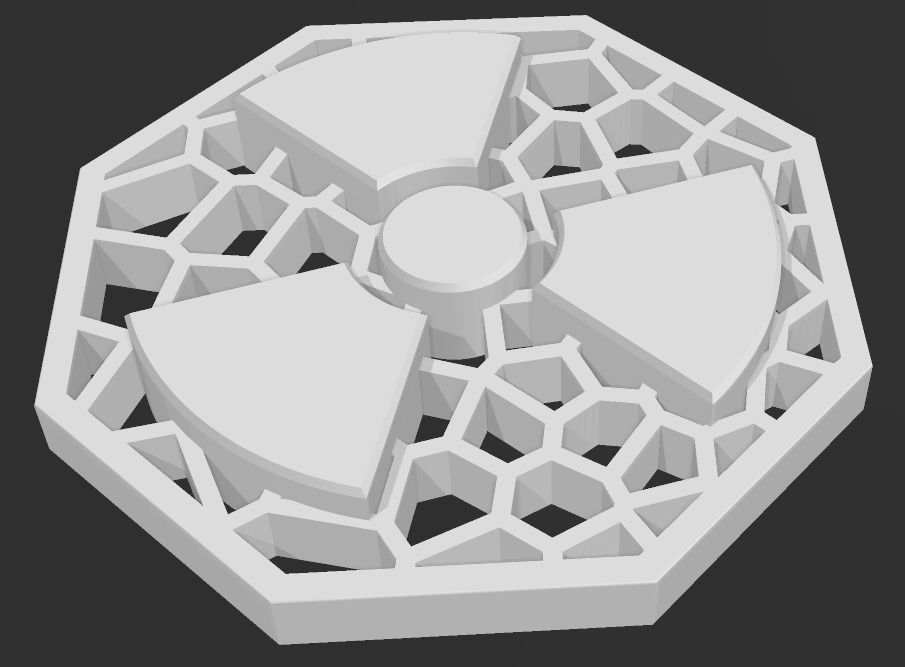 Nuclear Radiation Hazard Warning Signs 3D model 3D printable | CGTrader