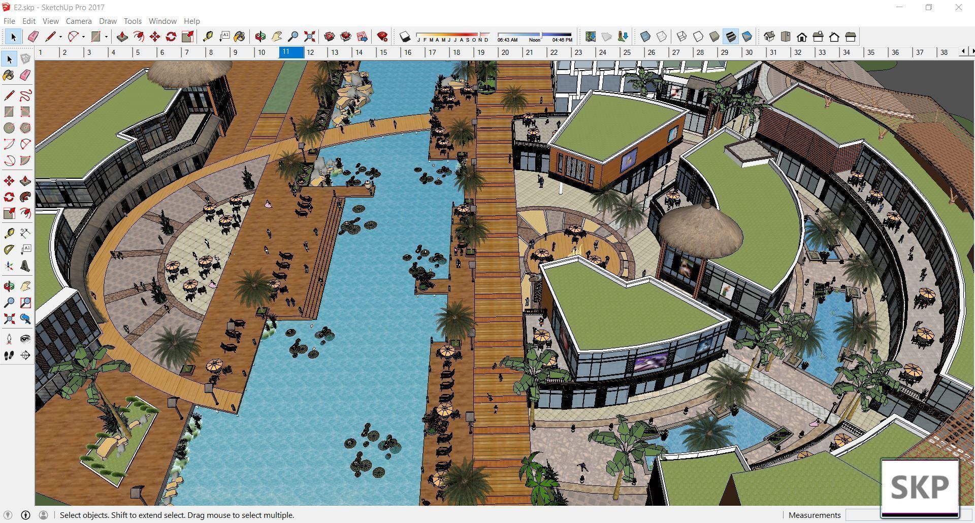 Sketchup Shopping Center E2 3D model | CGTrader
