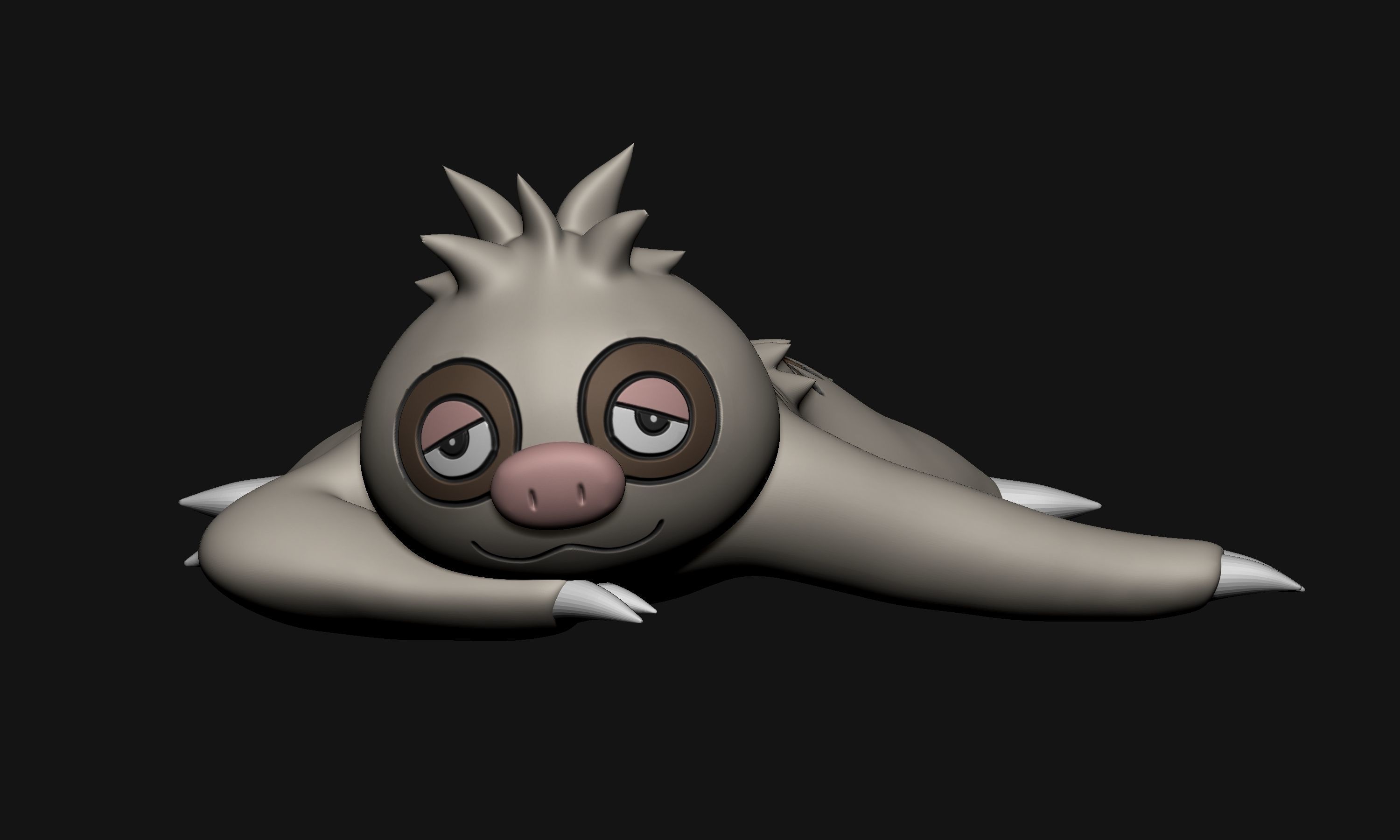 Pokemon - Slakoth Vigoroth and Slaking 3D model 3D printable | CGTrader