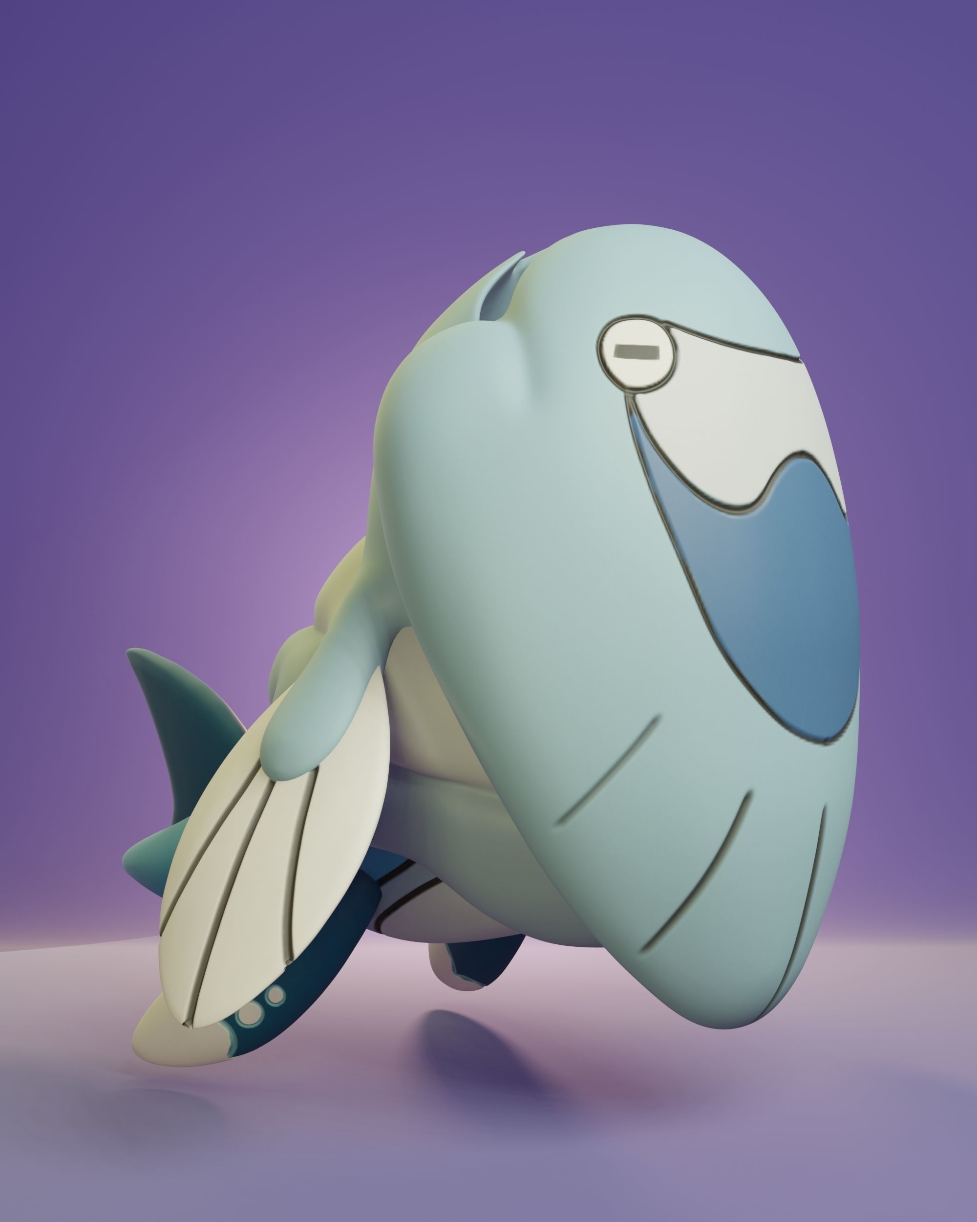 Pokemon - Arctovish 3D model 3D printable | CGTrader
