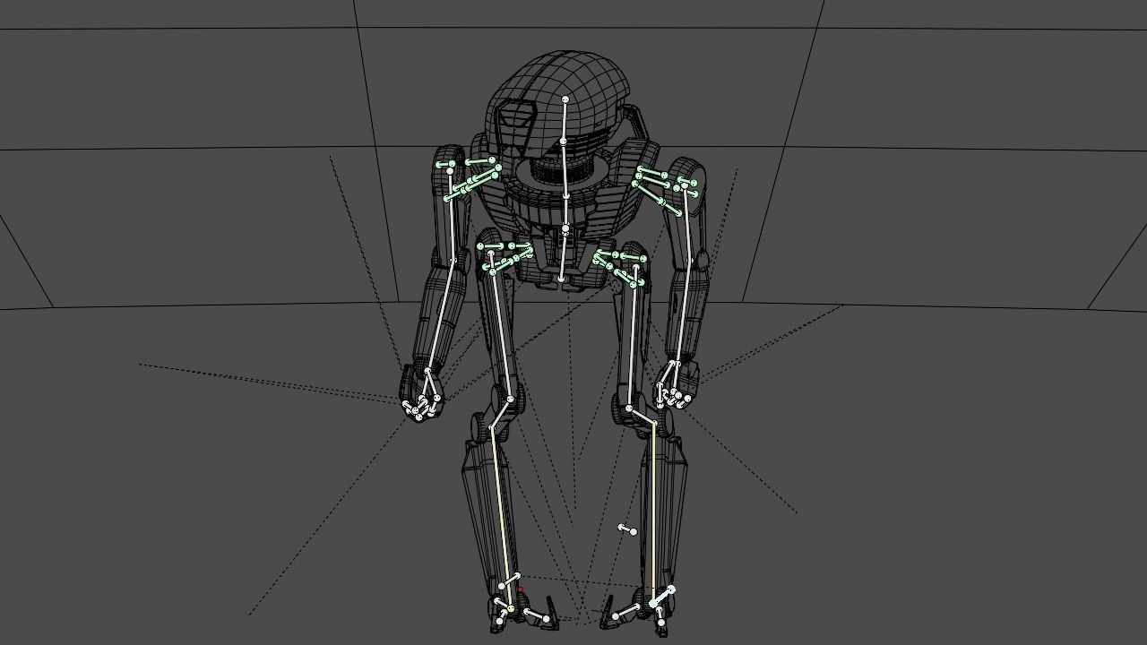 Alien Bot rigged - animated 3D model animated rigged | CGTrader