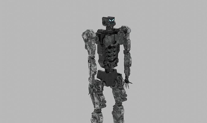cyberpunk robot 3 3D model | CGTrader