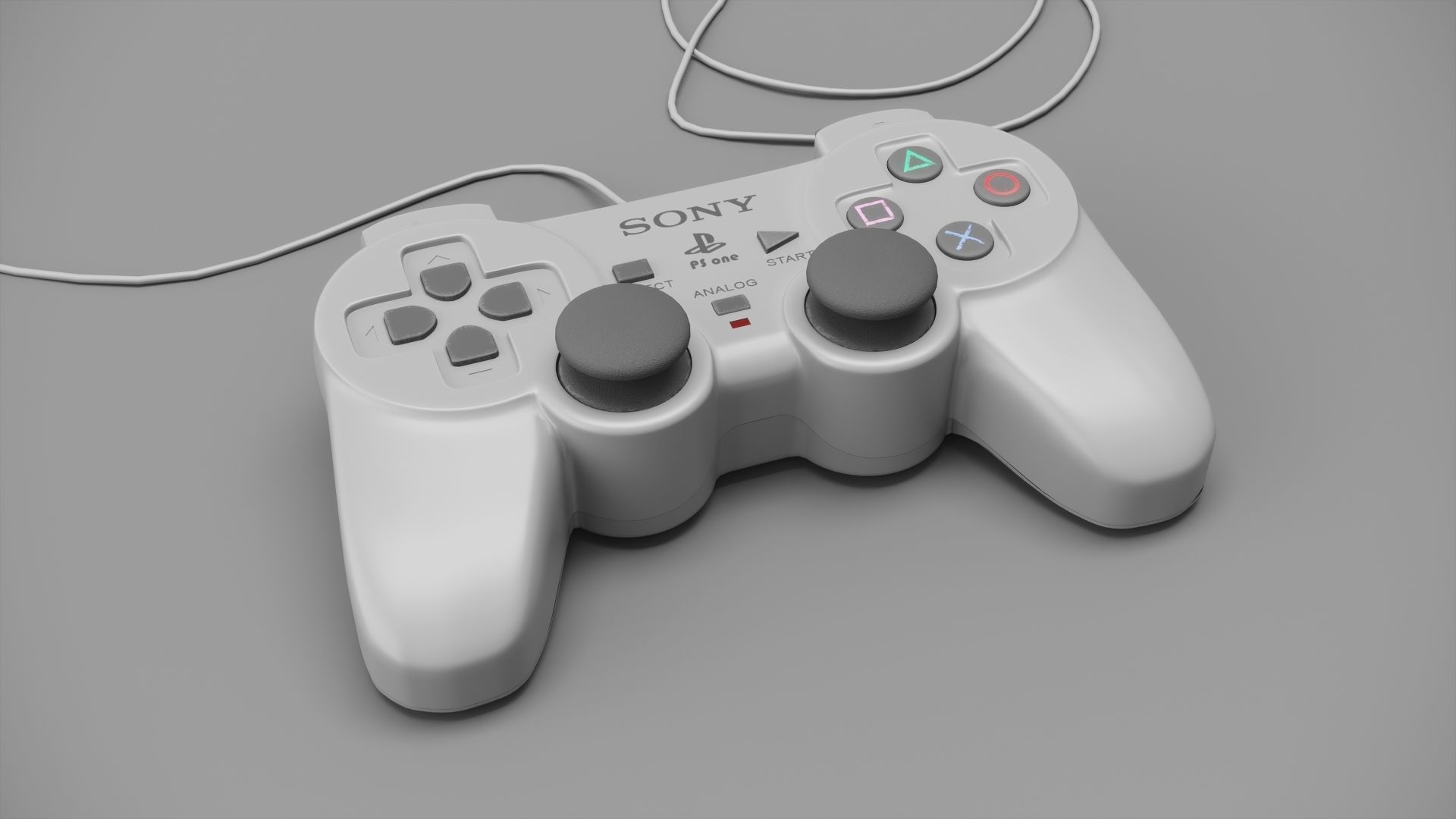 Playstation 1 slim 3D model | CGTrader