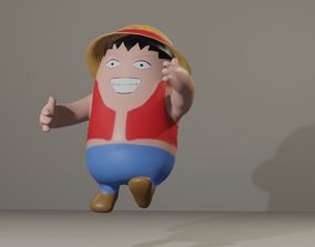 Low-poly Luffy 3D Models | CGTrader