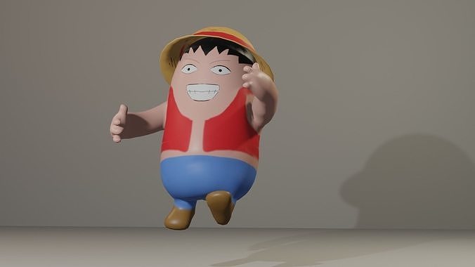 3D model Luffy one piece VR / AR / low-poly | CGTrader