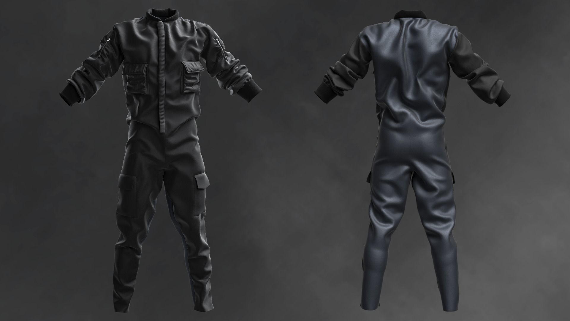 Male Overalls 3D model | CGTrader