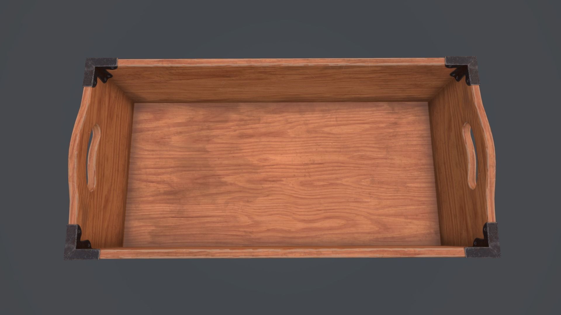 3D model Wooden Crate PBR Low Poly Game Ready Low-Poly Model VR / AR ...