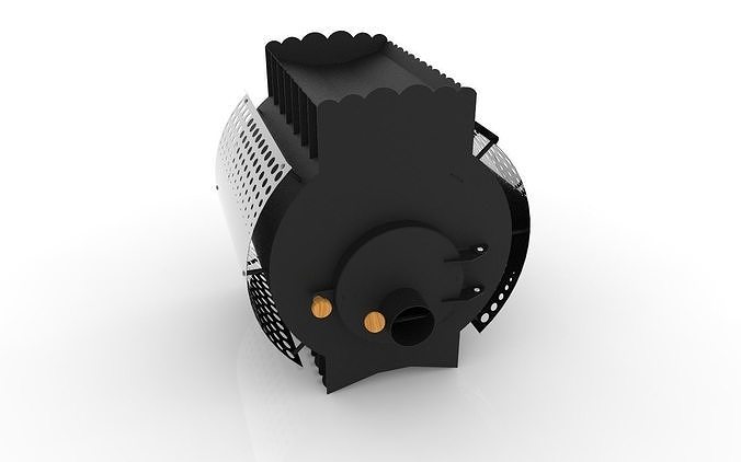 Solid-fuel oven Bularian 3D model | CGTrader