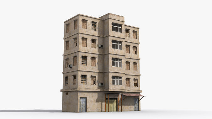3D model Arab Middle East Building x4 VR / AR / low-poly | CGTrader
