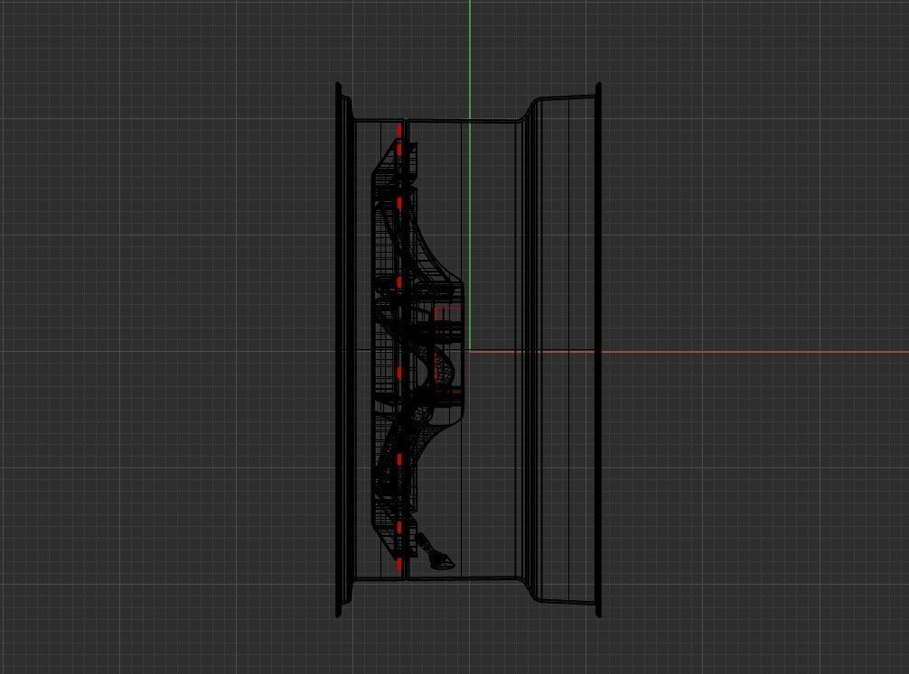 HSR Rai S4 3 Piece Rims wheels 3D model | CGTrader