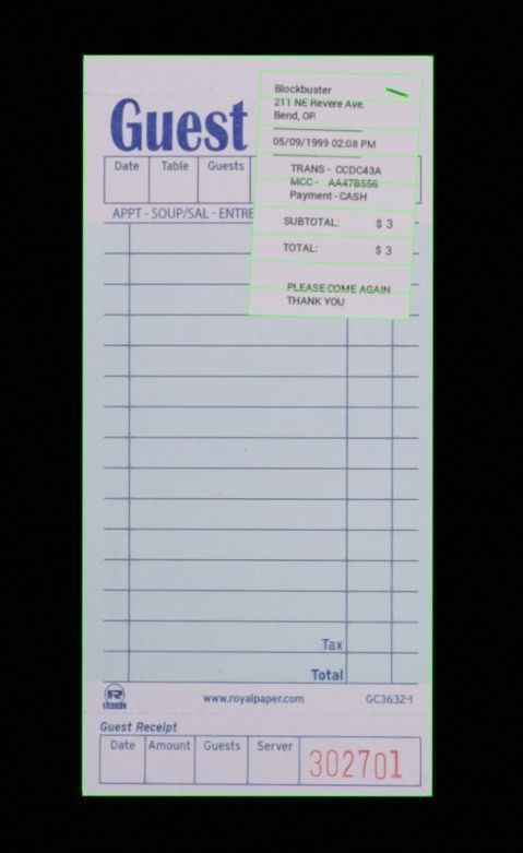 3D model Guest Receipt VR / AR / low-poly | CGTrader