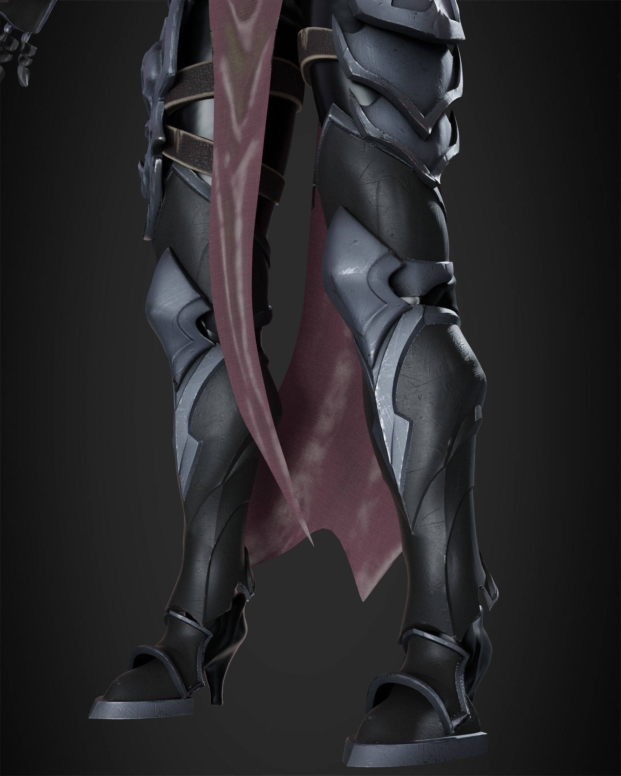 Darksiders 3 Fury Armor Talisman Whip for Cosplay 3D Model Collection ...