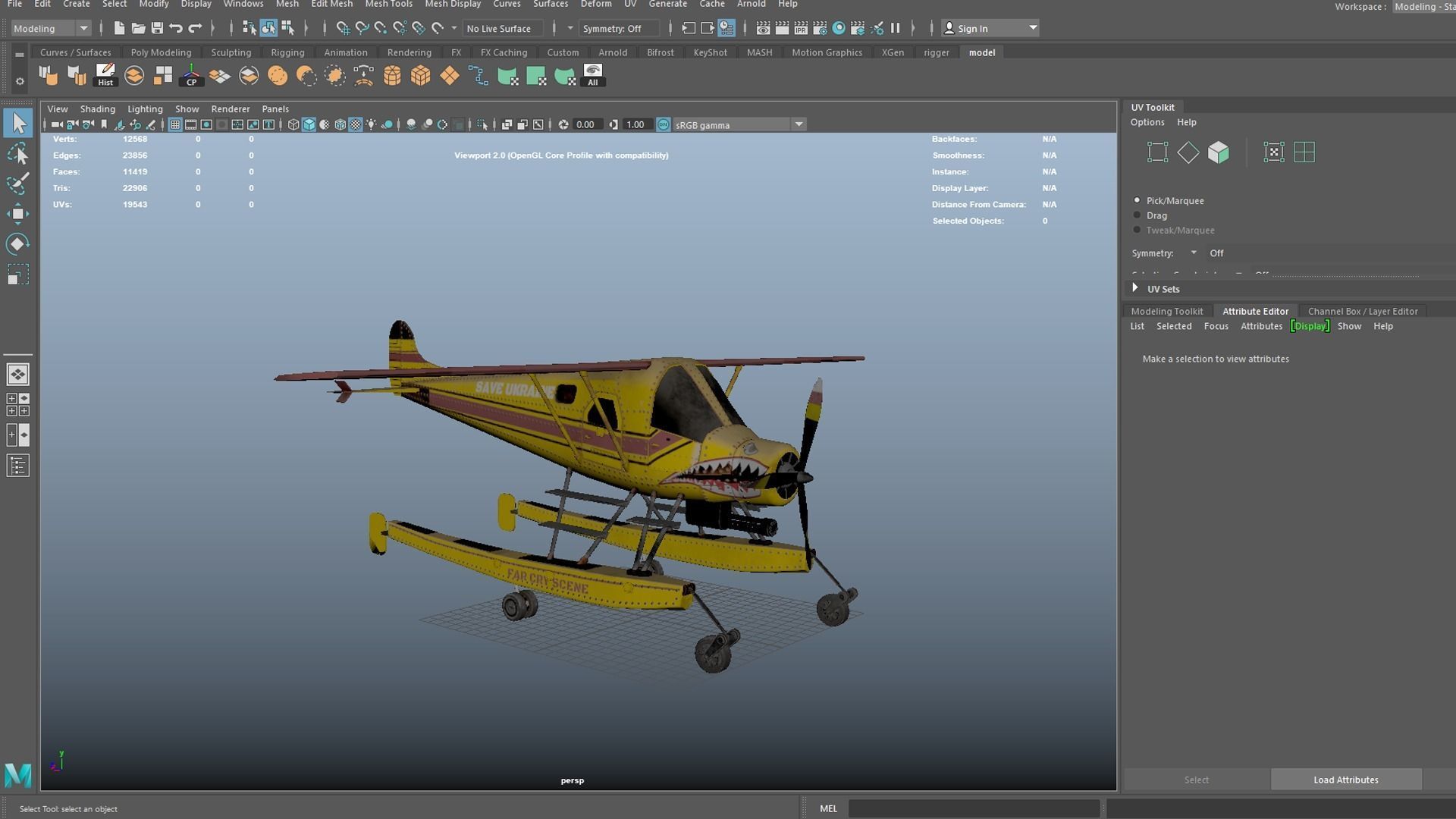 3D model Seaplane Armed VR / AR / low-poly | CGTrader