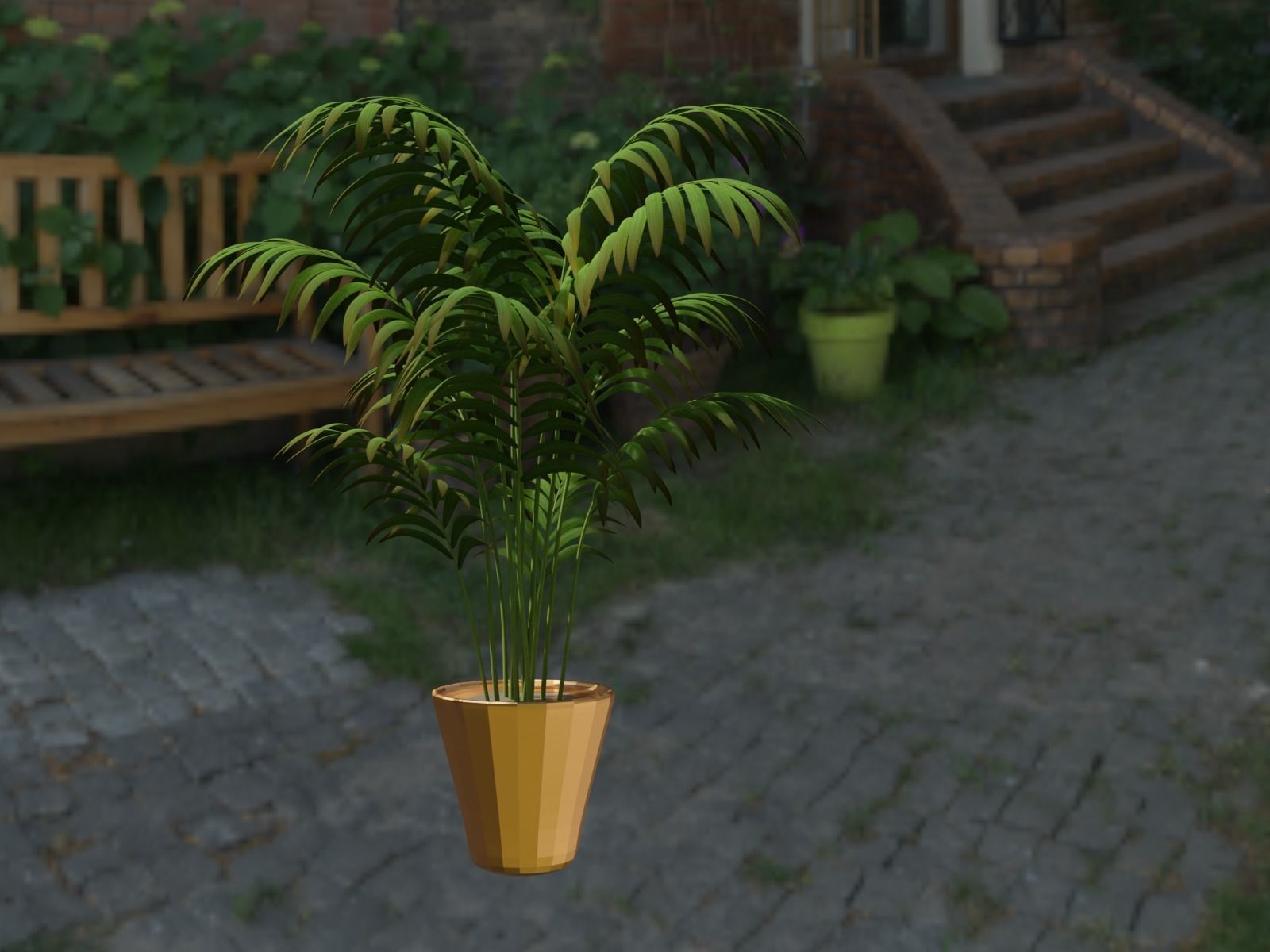 Low poly Plant 3D model free VR / AR / low-poly 3D model | CGTrader