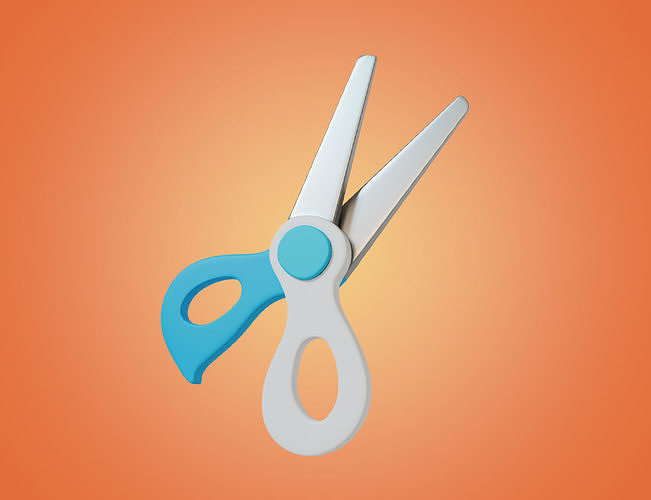 Scissors 3D model pair of 3D model | CGTrader