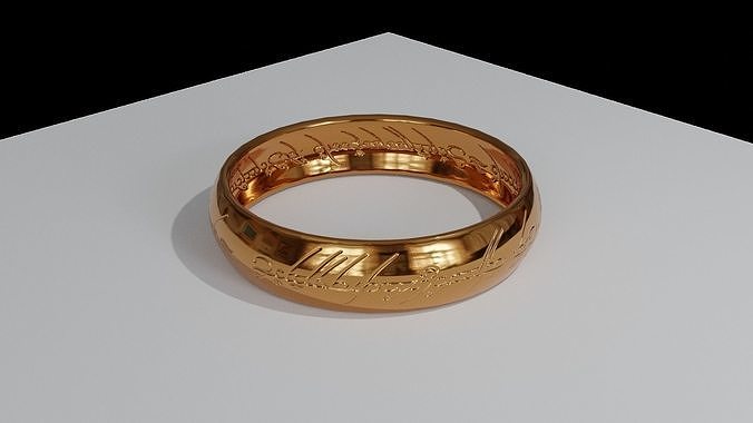 Golden Ring free 3D model | CGTrader