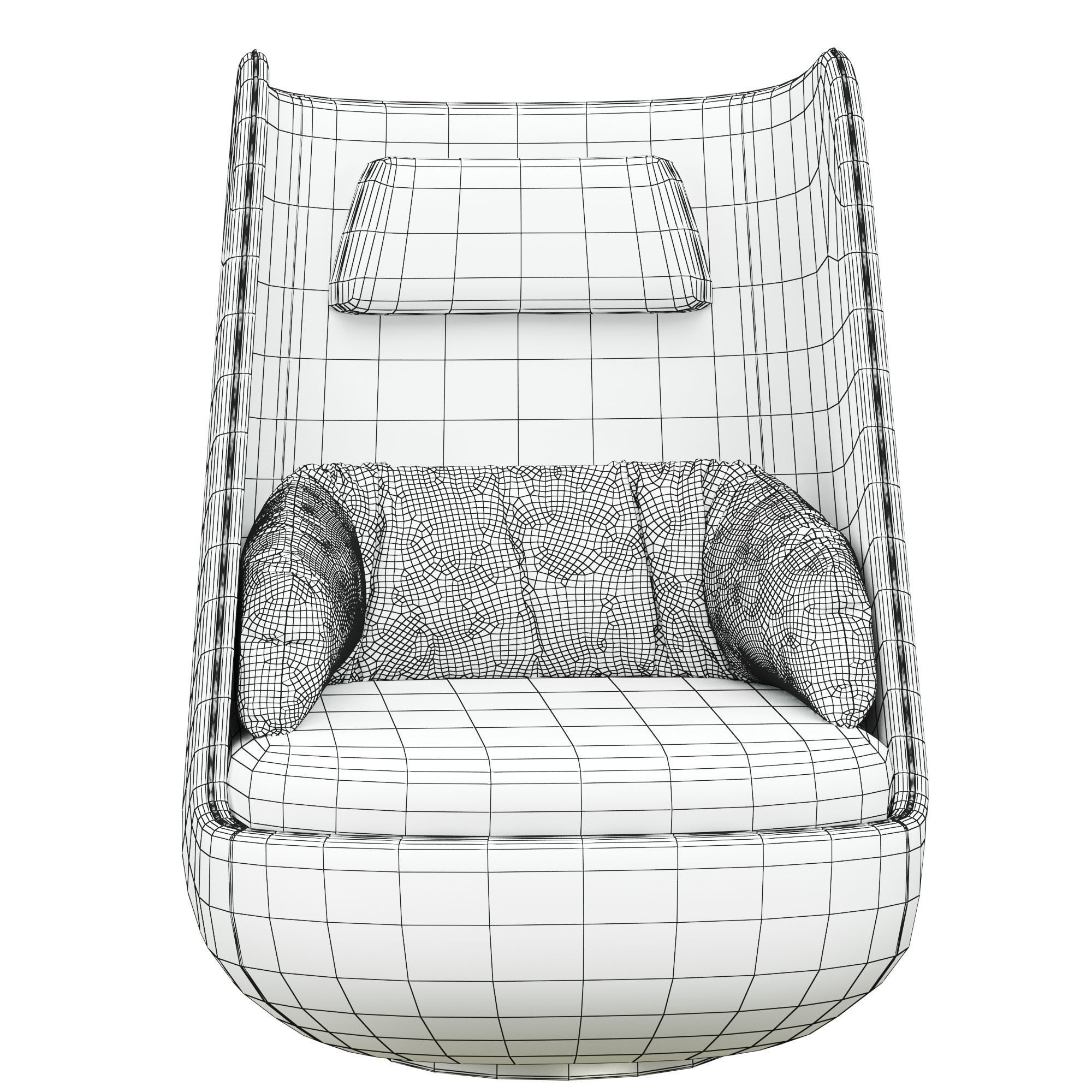 3D model Gimbal Highback Rocker VR / AR / low-poly | CGTrader