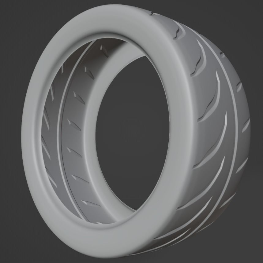 Toyo Proxes r888R Tire HighPoly 3D model 3D model | CGTrader