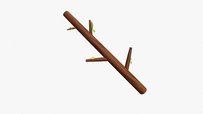 3D model Cartoon Twigs VR / AR / low-poly | CGTrader