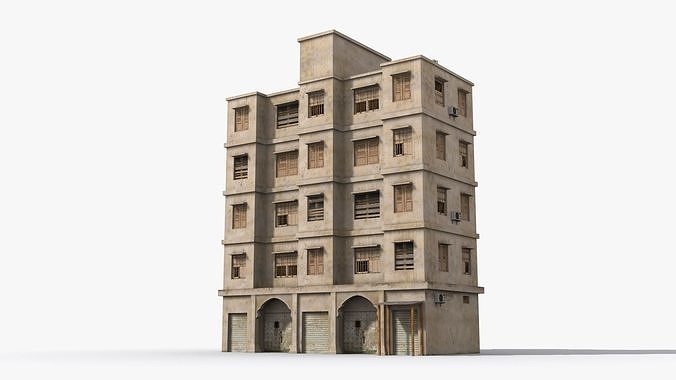 3D model Arab Middle East Building x17 VR / AR / low-poly | CGTrader