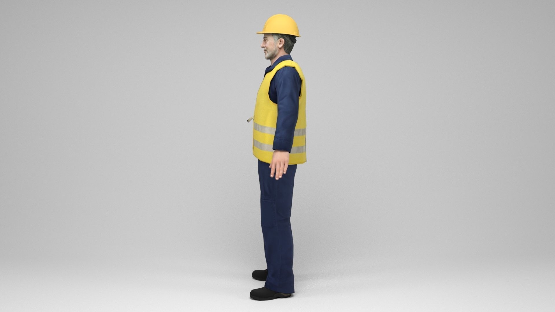3D model Worker VR / AR / low-poly | CGTrader