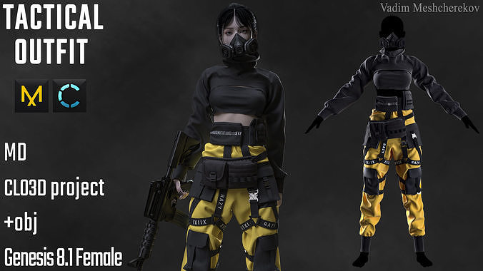 Tactical Outfit 3D model | CGTrader