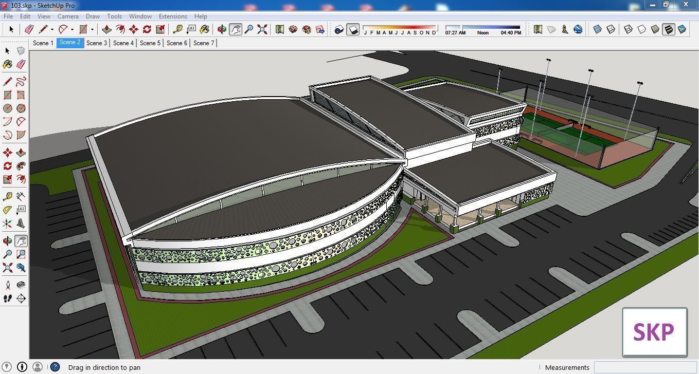 Sketchup Sport - Stadium 103 3D model | CGTrader