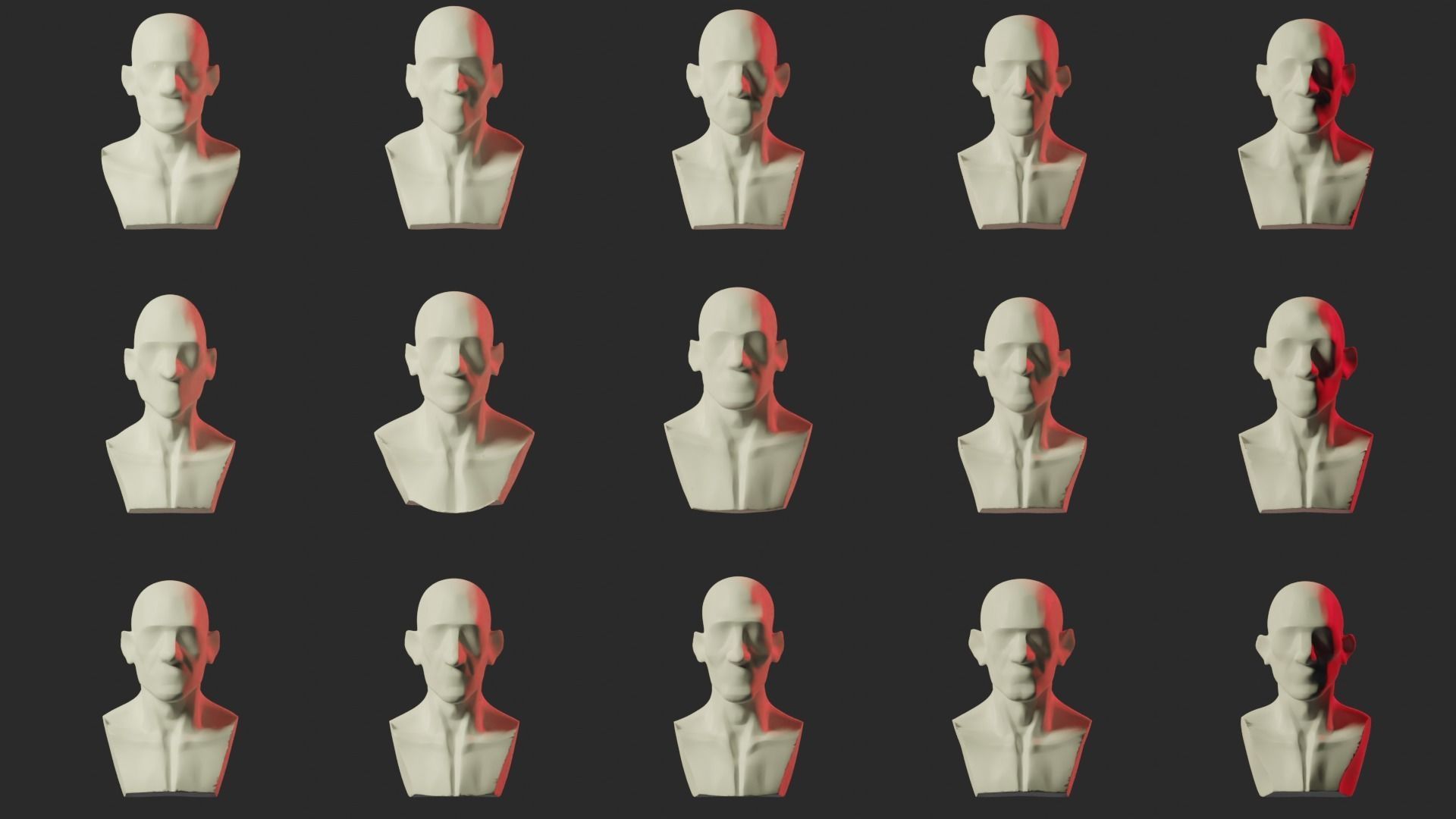 Stylized Head Ecorche 3D model | CGTrader