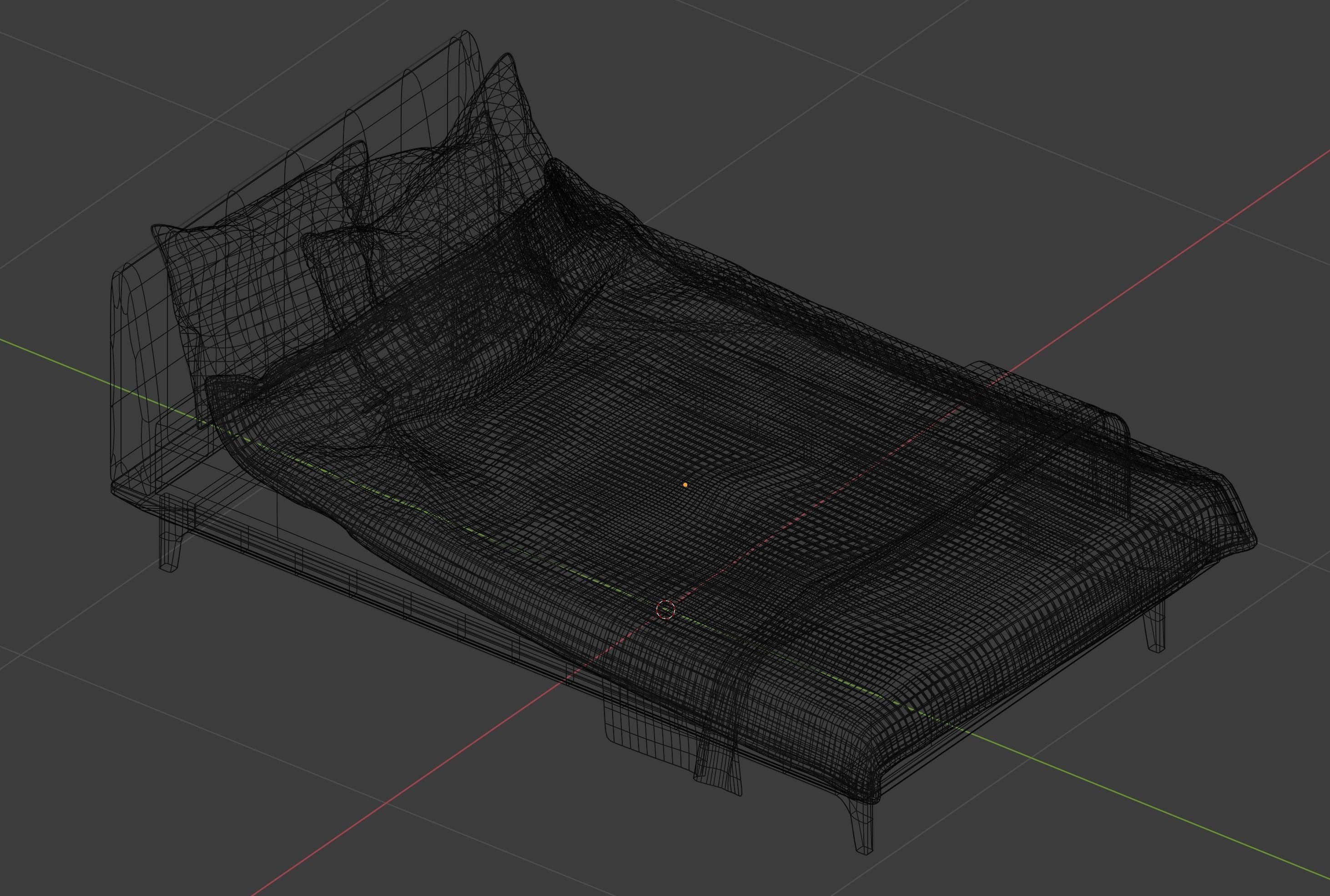 Masterwal Single Bed free 3D model | CGTrader
