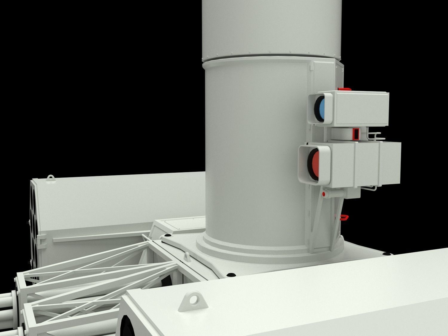 CIWS Close-In Weapon System 3D model animated | CGTrader