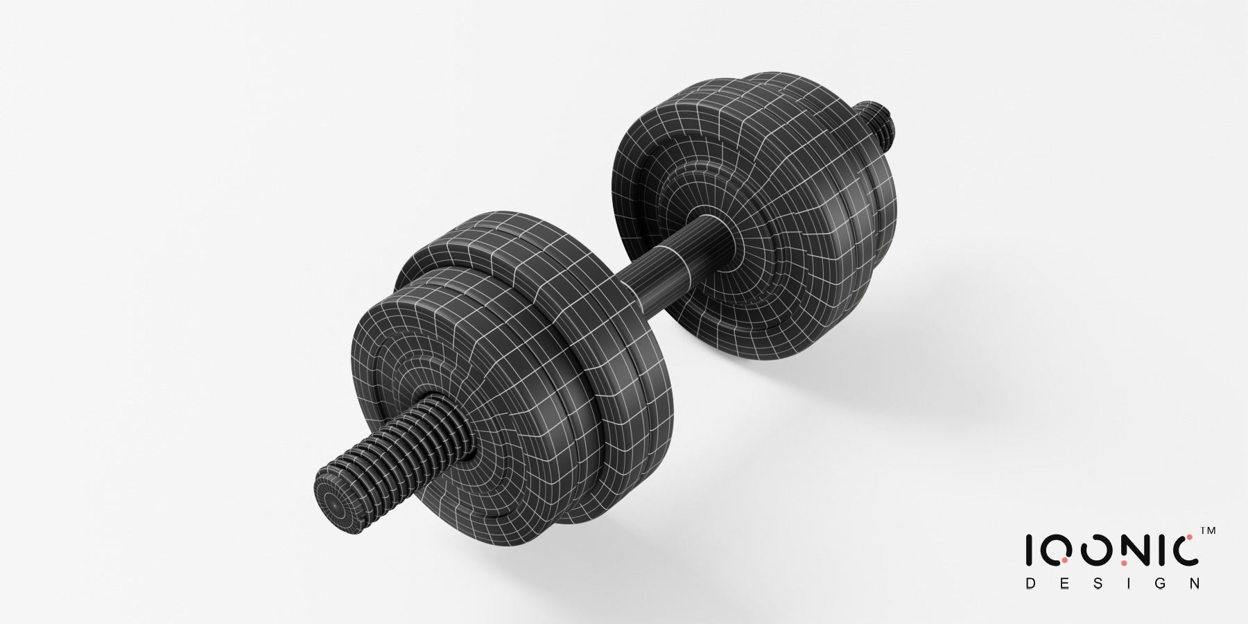 3D model Dumbell By IqonicDesign 2388-01 VR / AR / low-poly | CGTrader